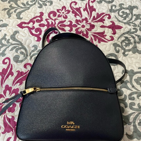 Coach | Bags | Coach Navy Blue Backpack | Poshmark